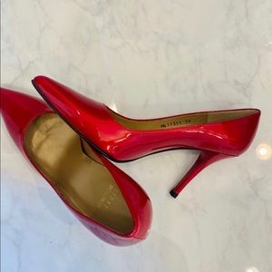 Stuart Weitzman | Shoes | Stuart Weitzman Red Heels | Poshmark